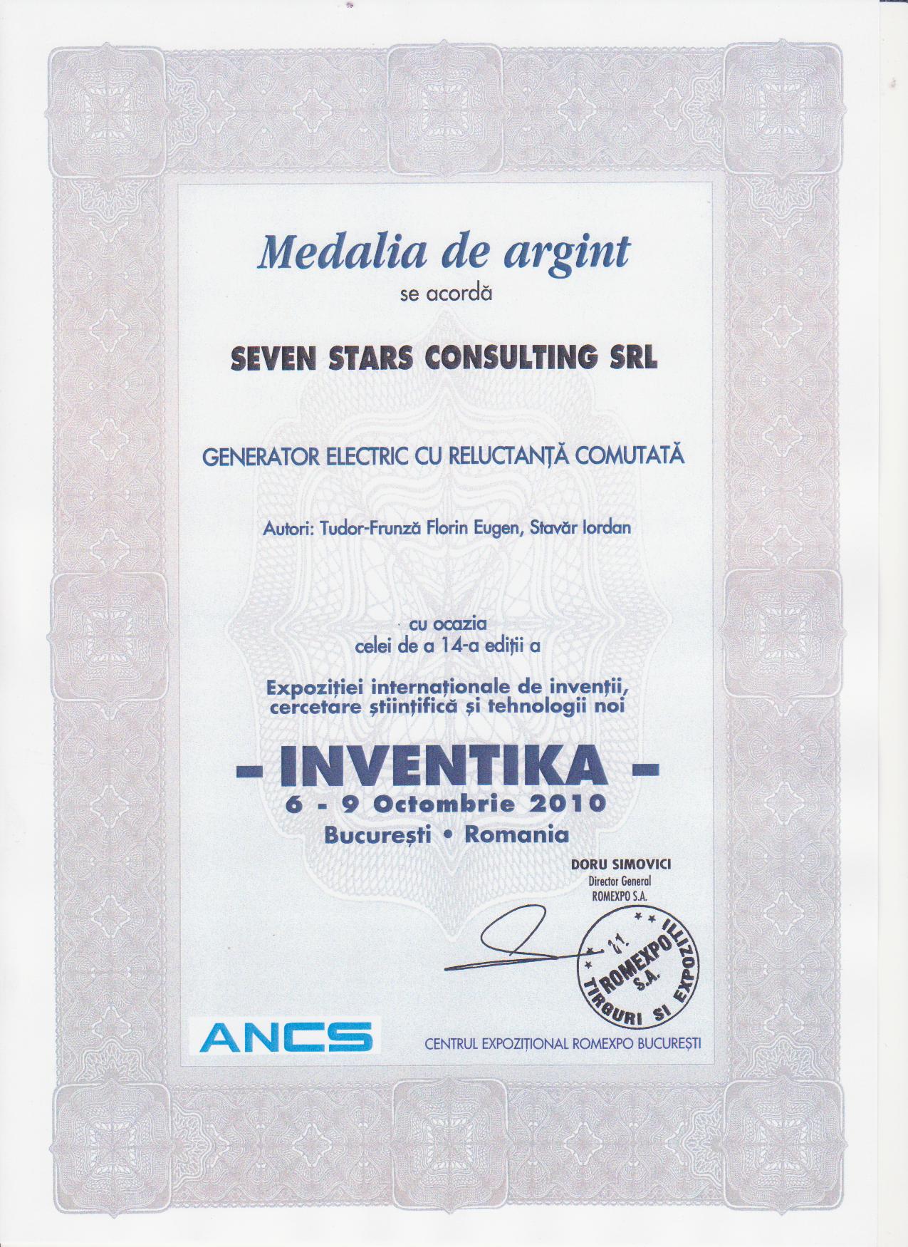 Energie eoliana, Parcuri eoliene, Generator electric cu reluctanta ...